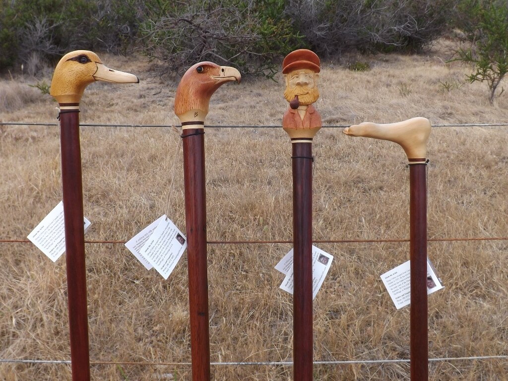 Wood whittling hobby turns into lifelong passion to create walking ...