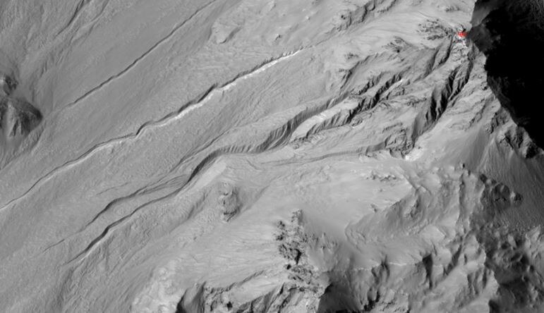 Mars gullies not caused by flowing water, NASA says - ABC News