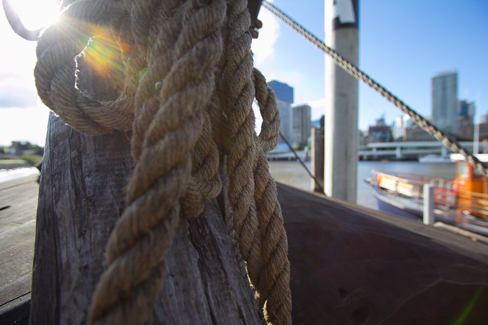 Australia's only 15th-century caravel, Notorious, sails into Brisbane ...