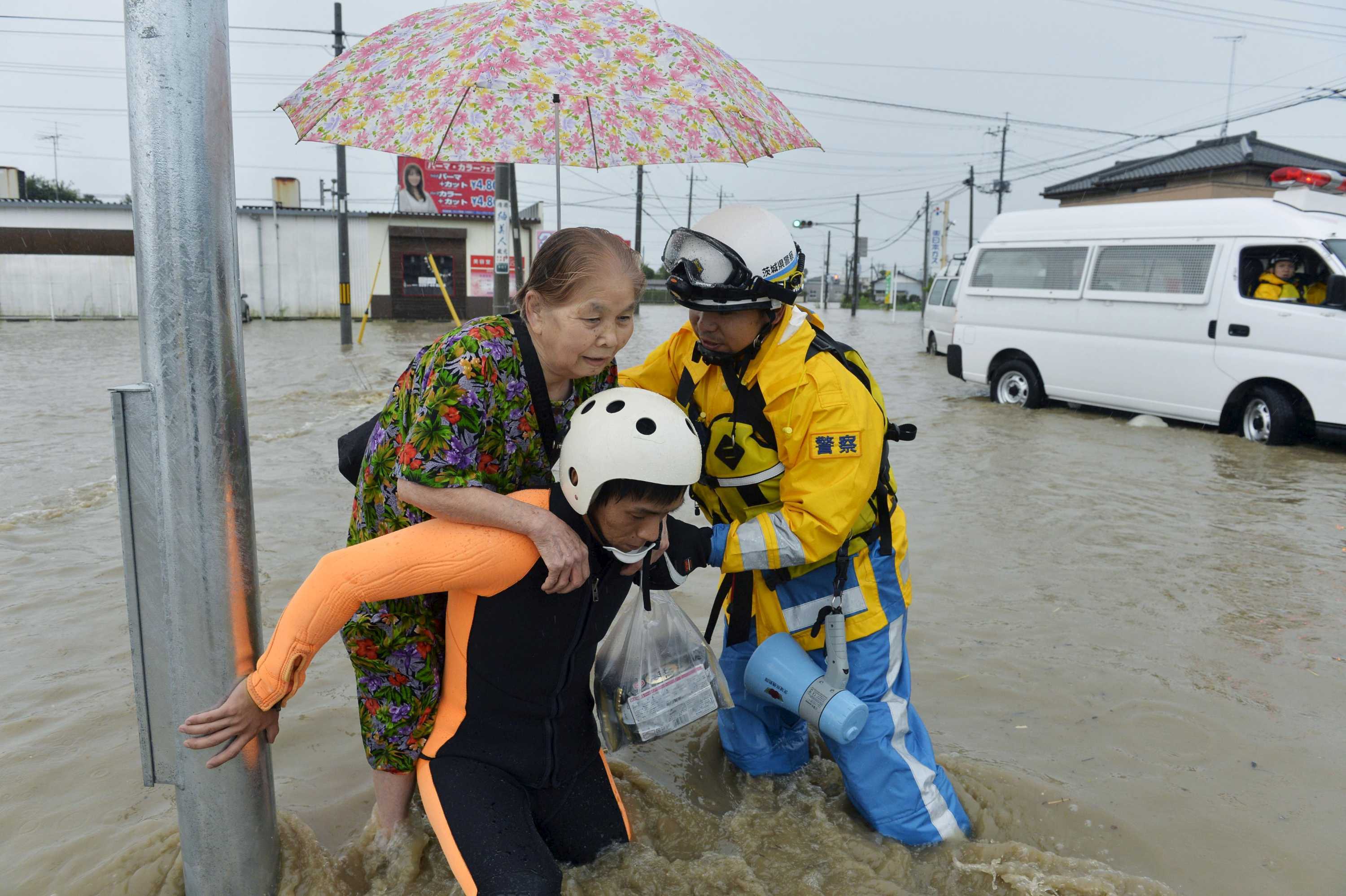 Japan floods: More than 100,000 flee after torrential rain unleashes ...