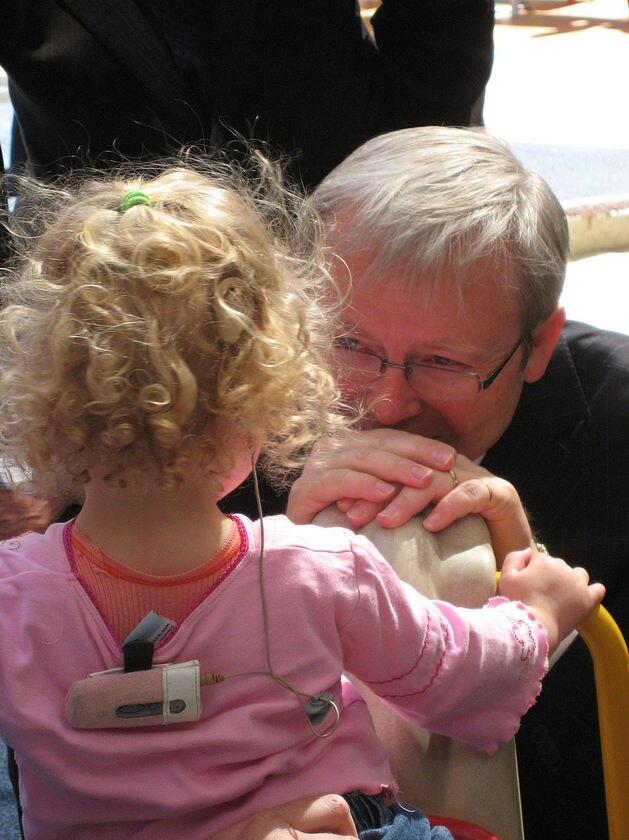 Rudd pledges $1.5b for child care - ABC News