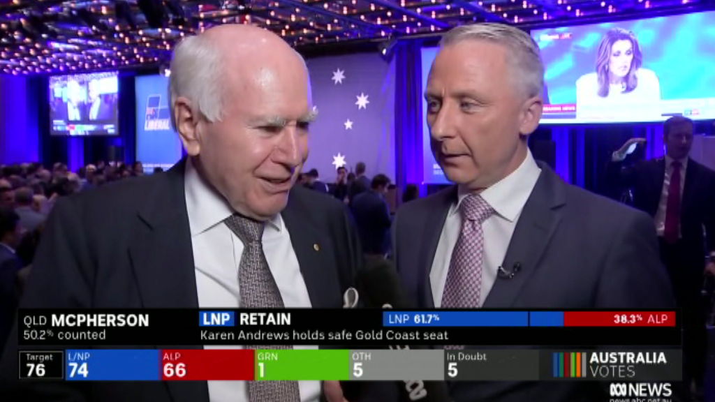 Greg Jennett interviews John Howard at Liberal party headquarters - ABC ...