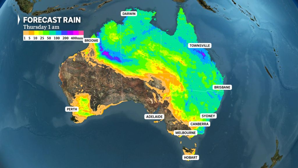 Widespread rain forecast for next five days - ABC News