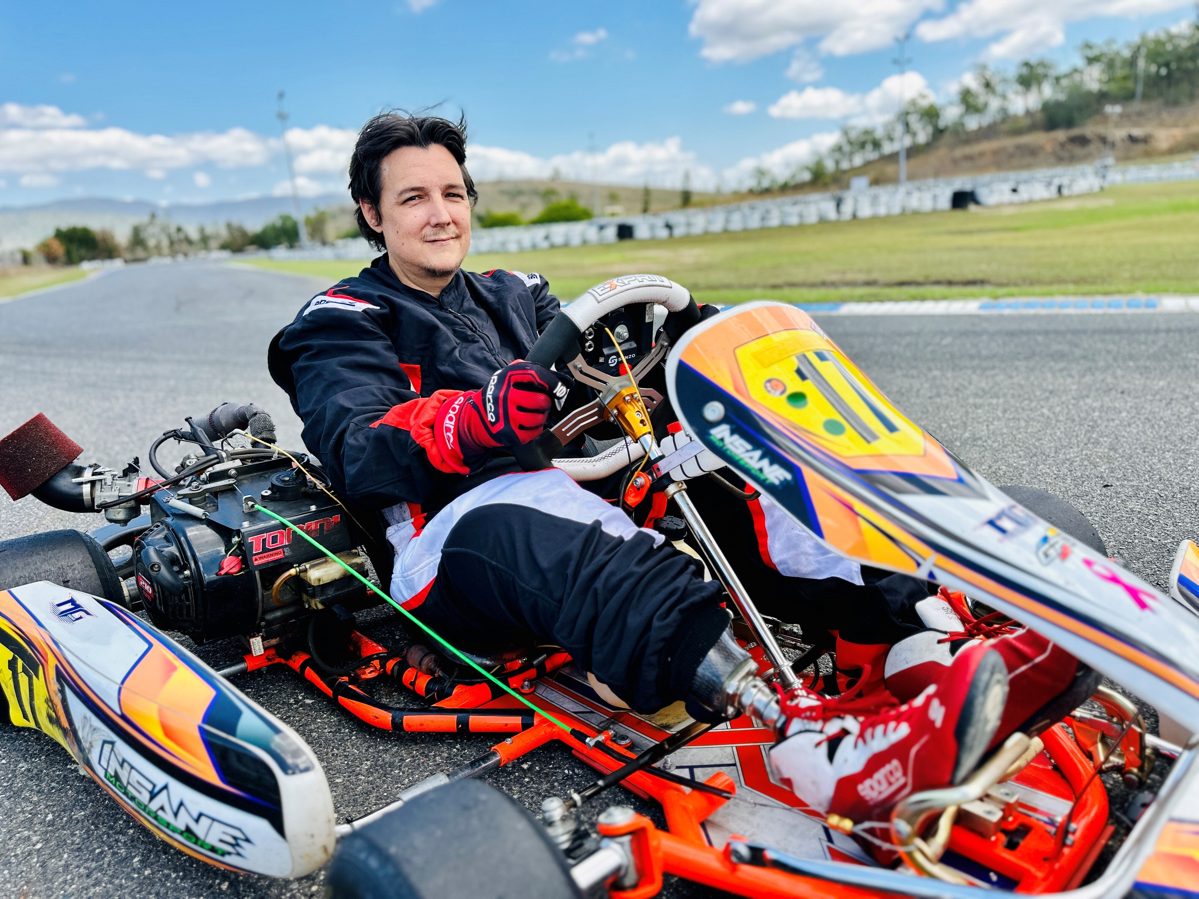 Go-kart racing helps Queensland motorsport enthusiast recover from ...