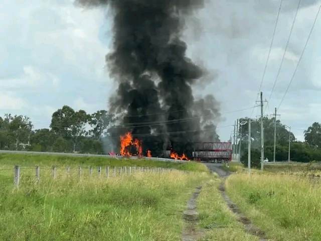 Truck and two cars collide on Cunningham Highway, injuring four people ...