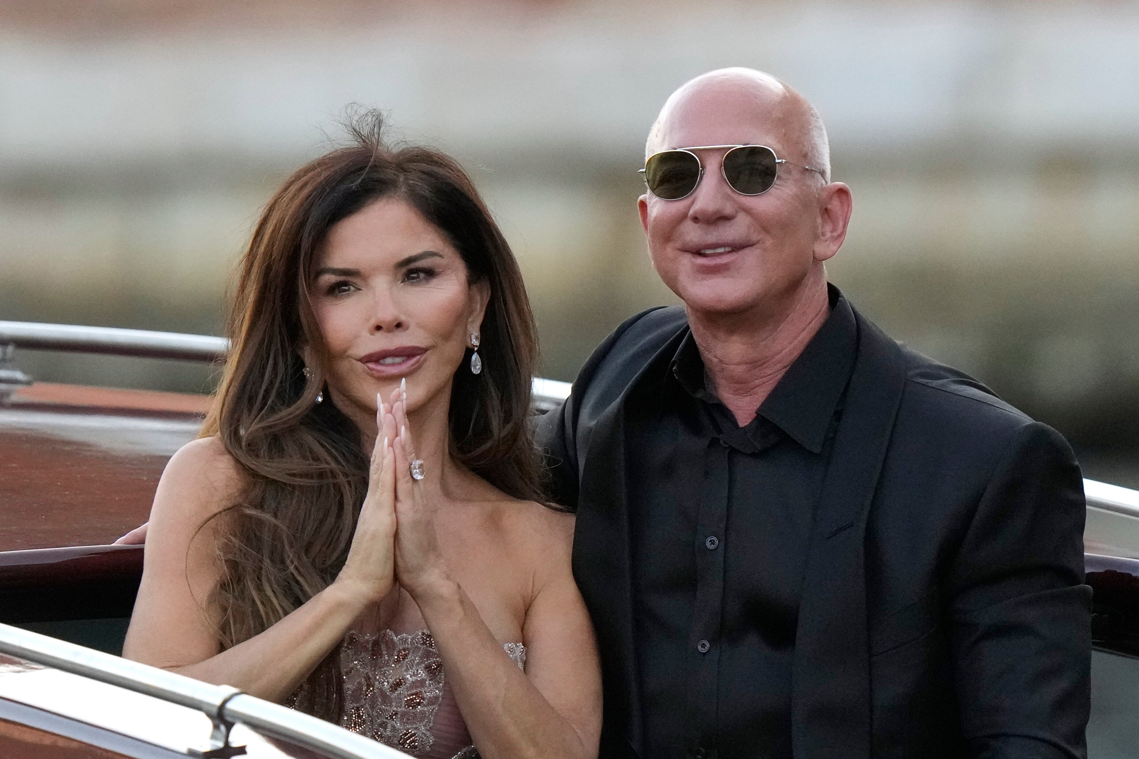 Jeff Bezos's wedding sparks more protests on final day of celebrity ...
