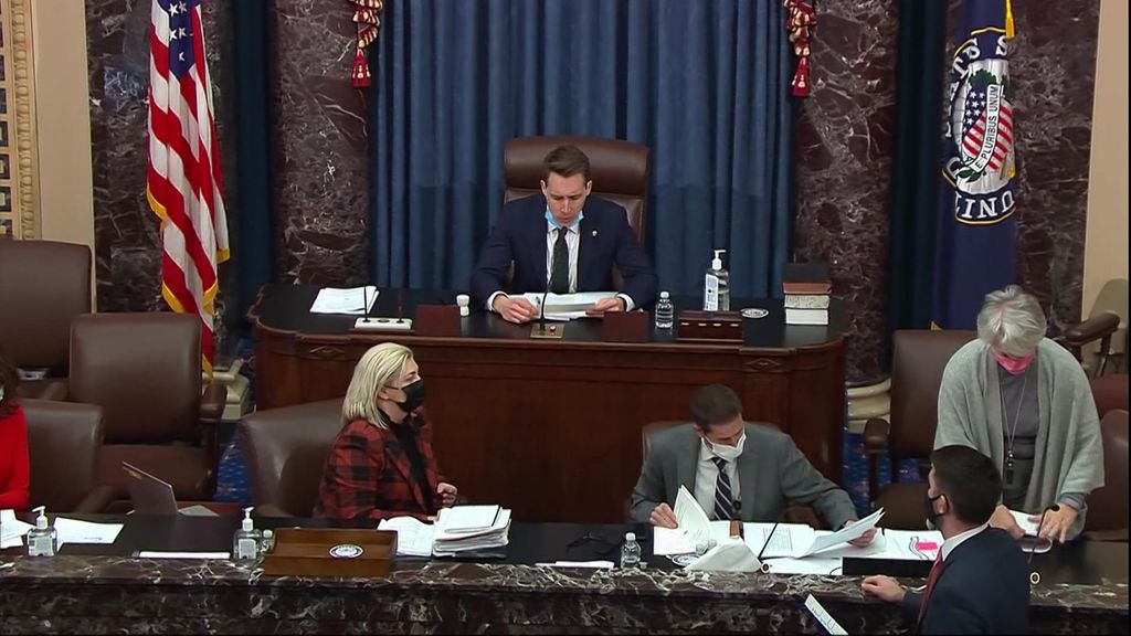 Republican-led US Senate defies Donald Trump for first time in four ...