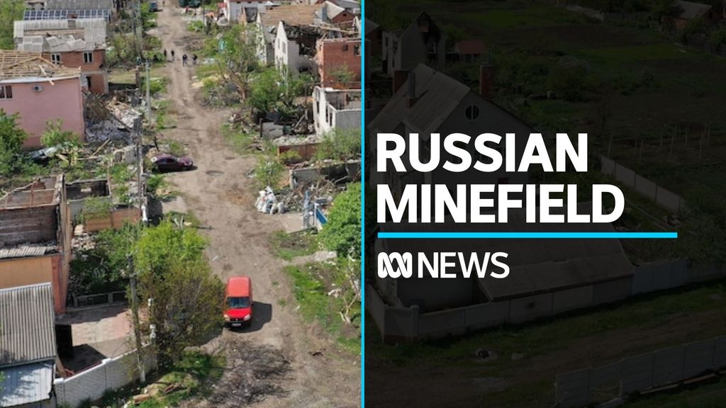 Russian forces leave behind mines and booby-traps in Ukraine - ABC News