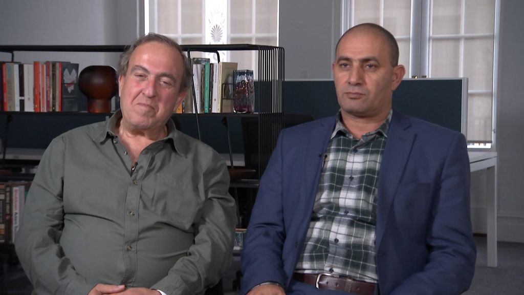 Two fathers seen as 'enemies' tour the world pushing for peace - ABC News