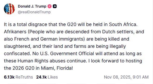 G20 leaders are 'saving the furniture' as Trump leads a boycott - ABC News