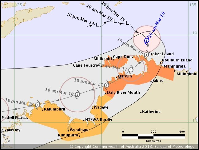 Tropical Cyclone Marcus reaches NT coast bringing wind gusts of up to ...