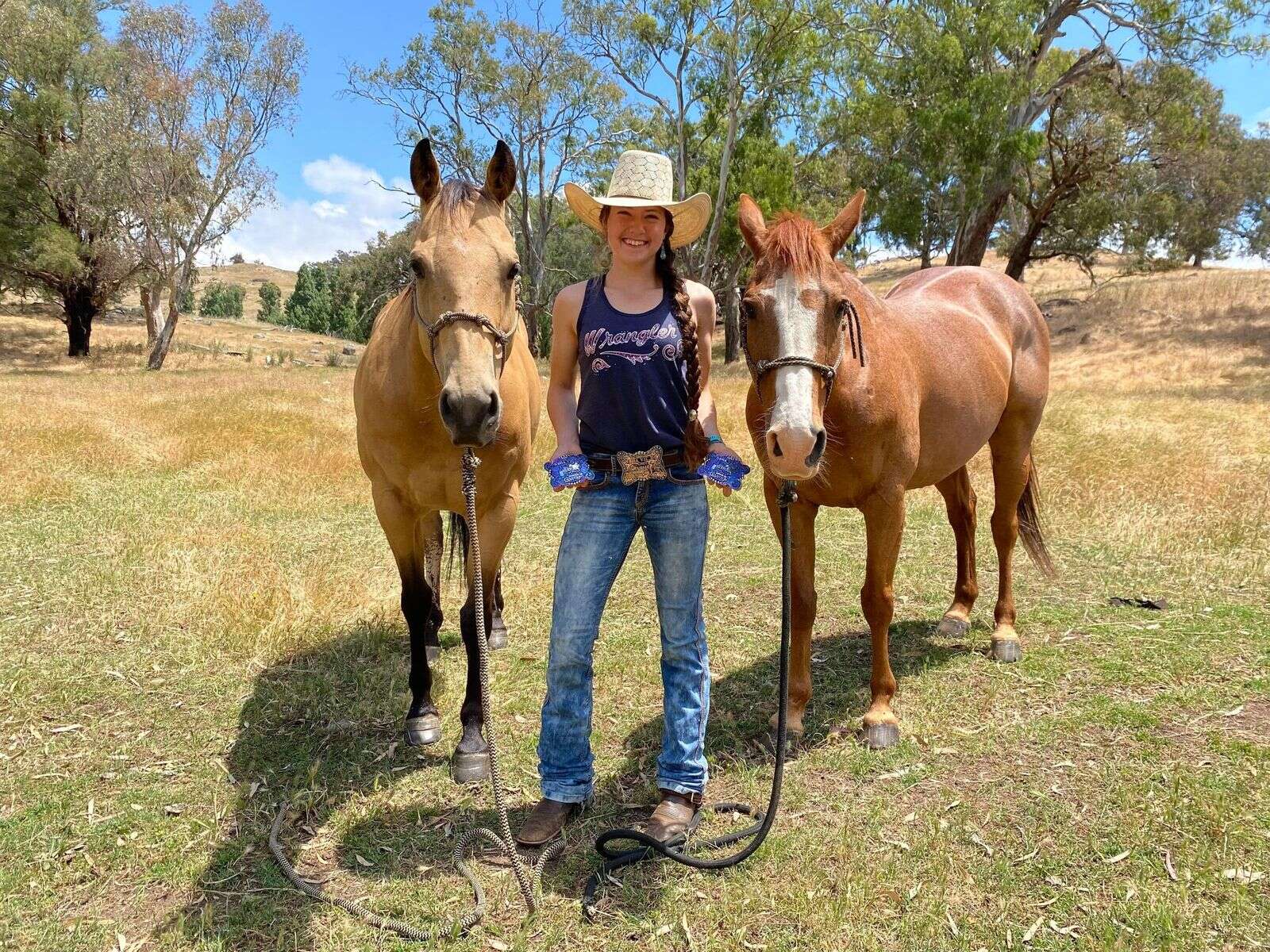 Meet the mum, daughter and trusty horse travelling Australia for rodeo ...