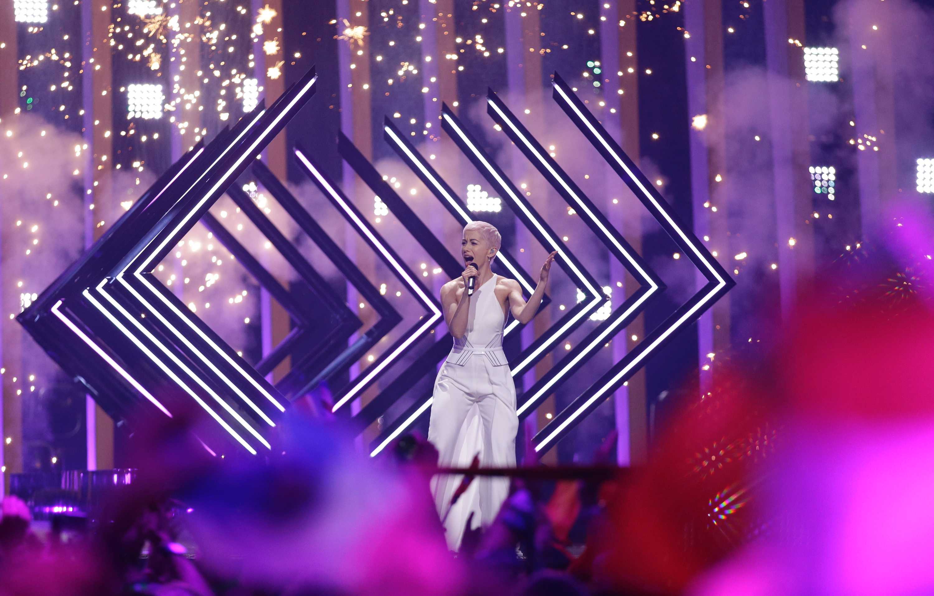 Eurovision Song Contest: Stage-invading protester steals microphone ...