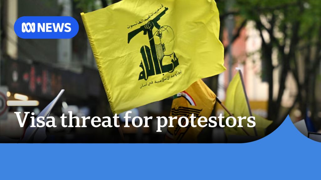 Warning to rally-goers seen to be supporting terrorist groups - ABC News