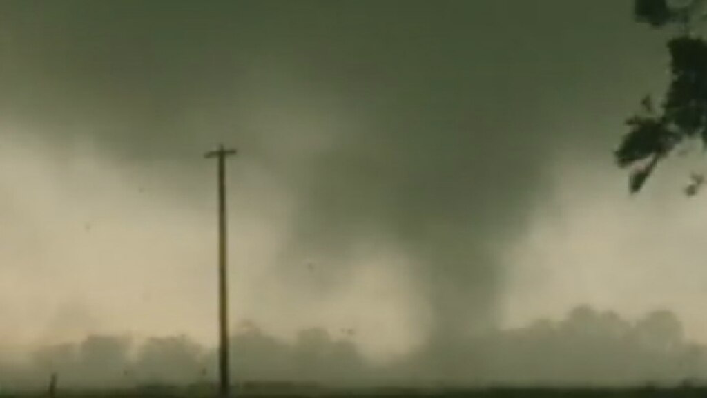 'Scary' tornado captured on video forming on Victorian farm during ...
