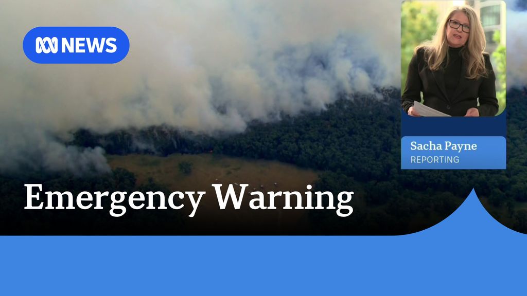 Emergency warning issued for bushfire burning west of Melbourne - ABC News