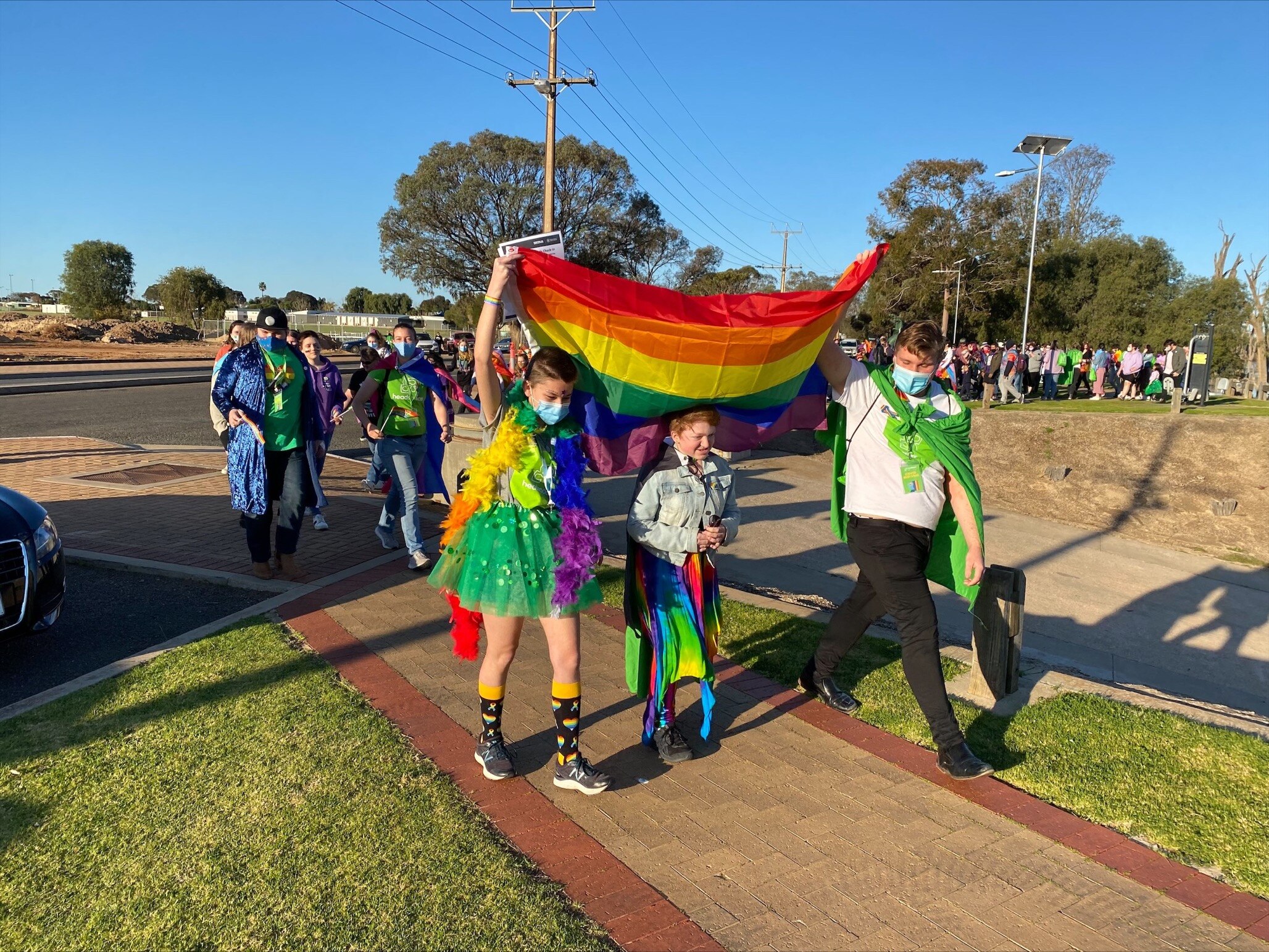 Hope that Riverland pride march leads to lasting change for LGBTQIA+ ...