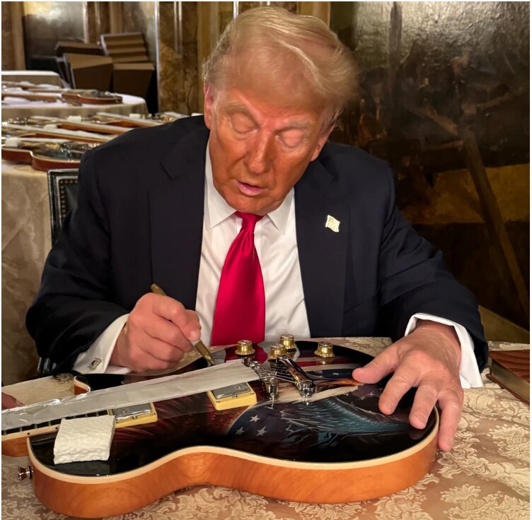 Bibles, water, watches and sneakers: Donald Trump merchandise now ...