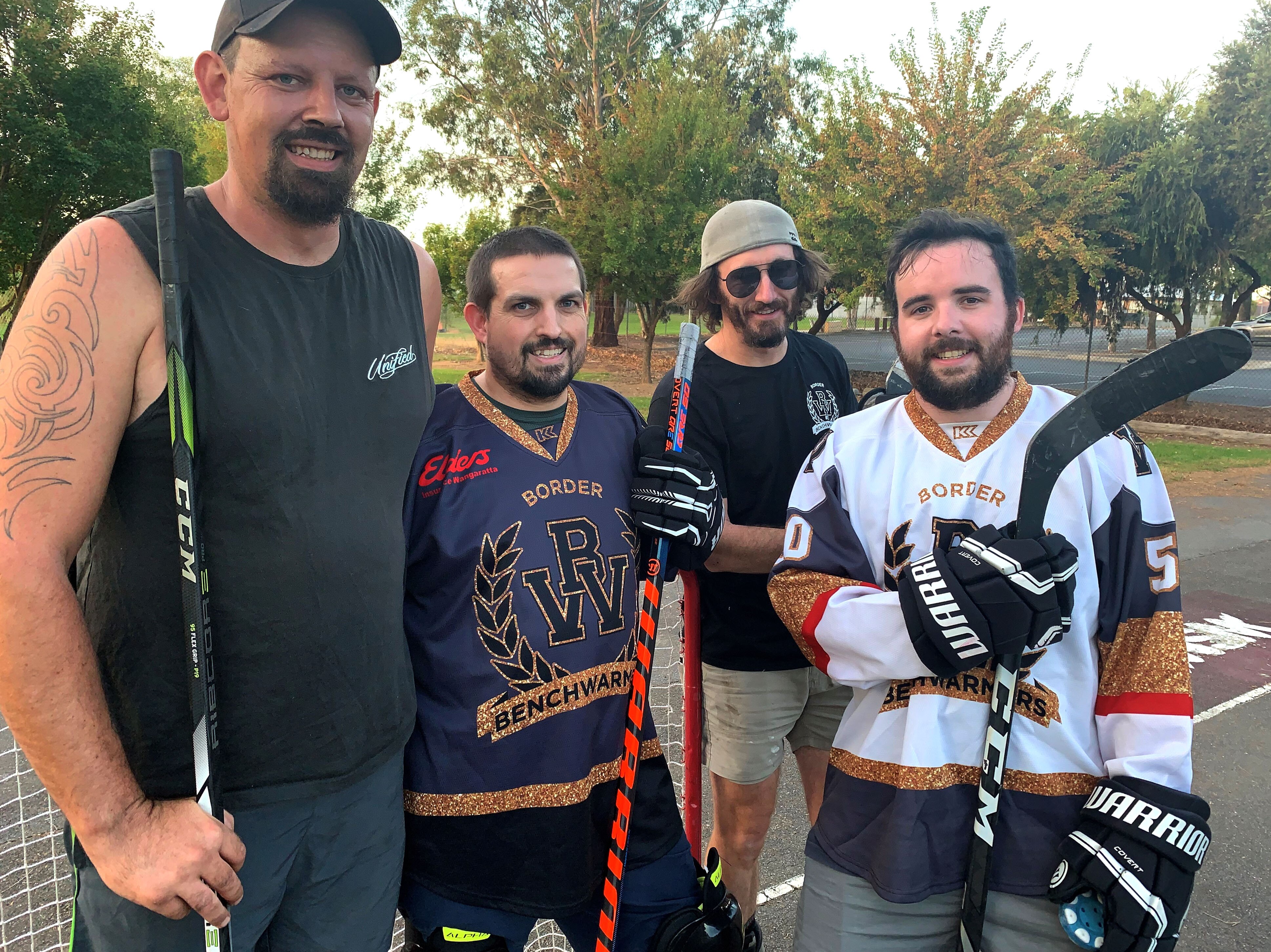 Albury-Wodonga's Border Benchwarmers travel hundreds of kilometres to play inline hockey - ABC News