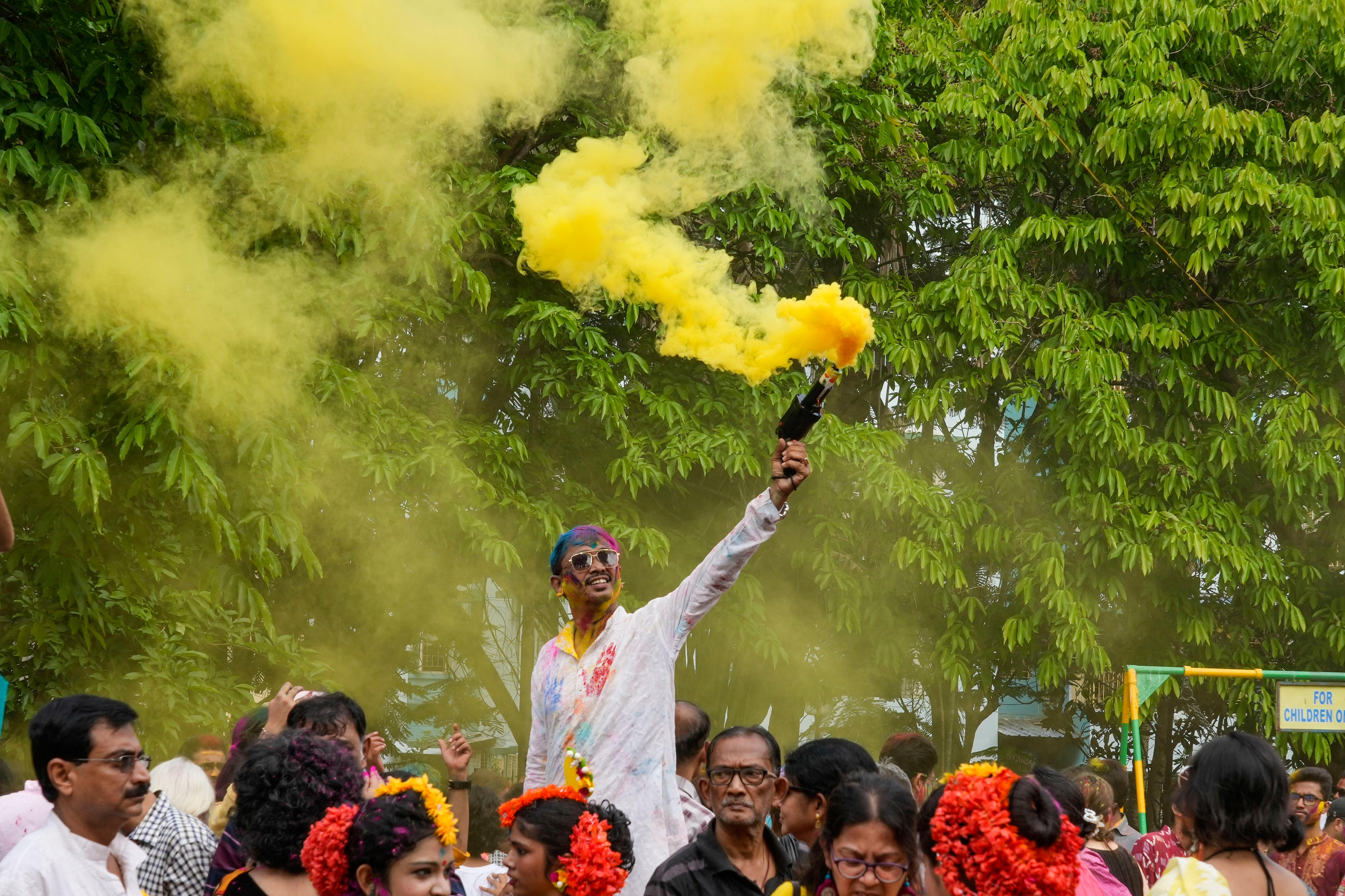 India celebrates Holi, the Hindu festival of colours marking the return ...