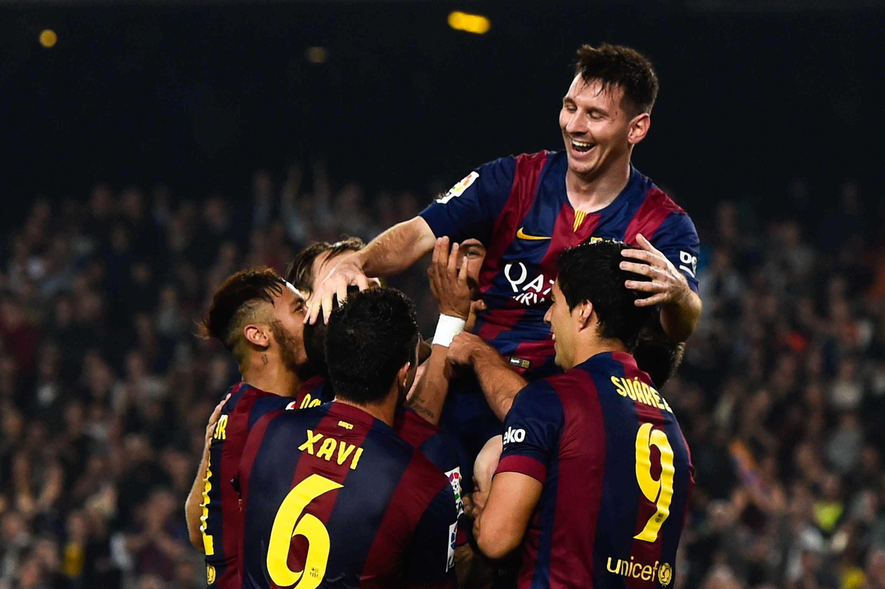 Barcelona forward Lionel Messi break's Telmo Zarra's La Liga scoring ...