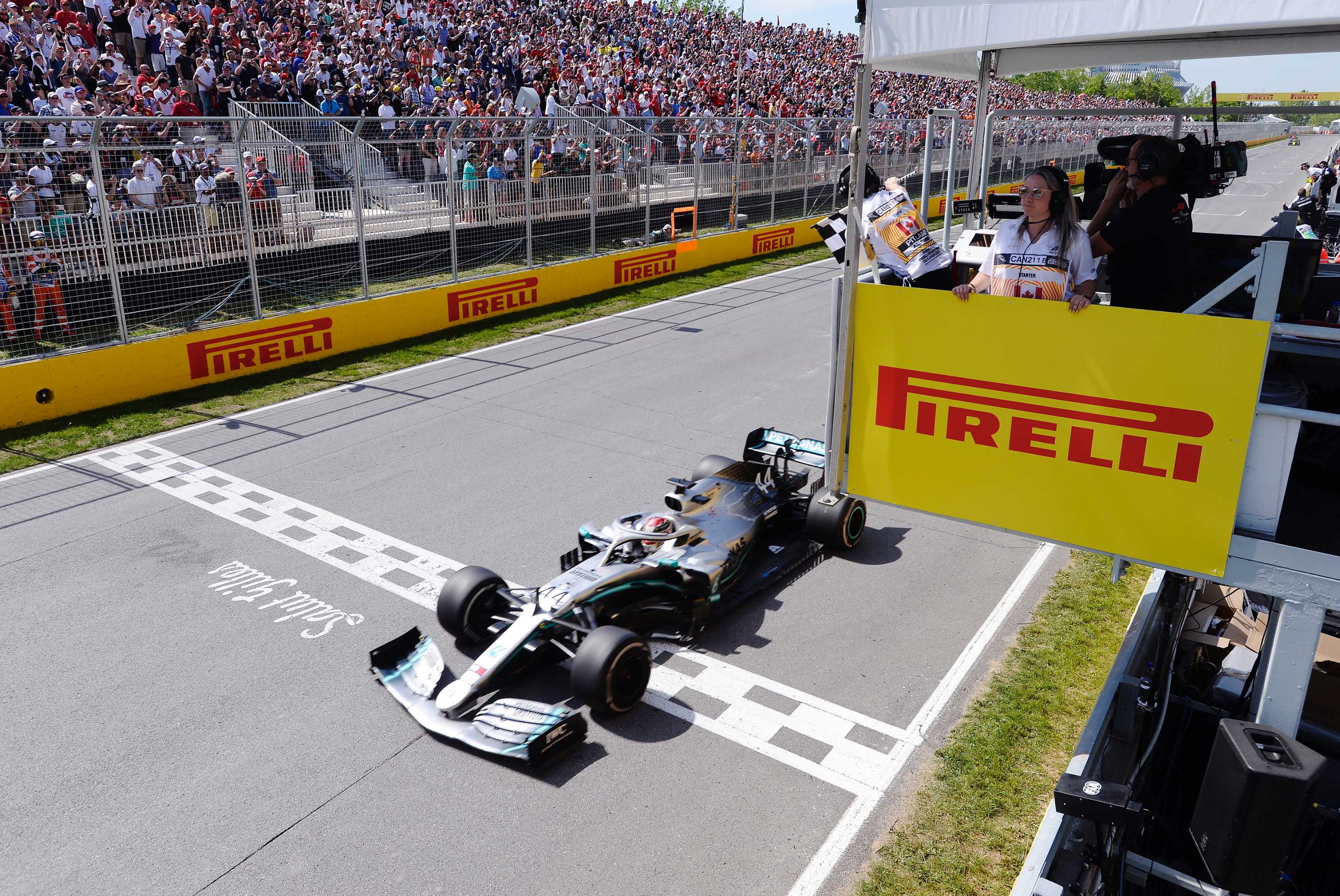 Lewis Hamilton wins Canadian F1 Grand Prix after Sebastian Vettel is ...