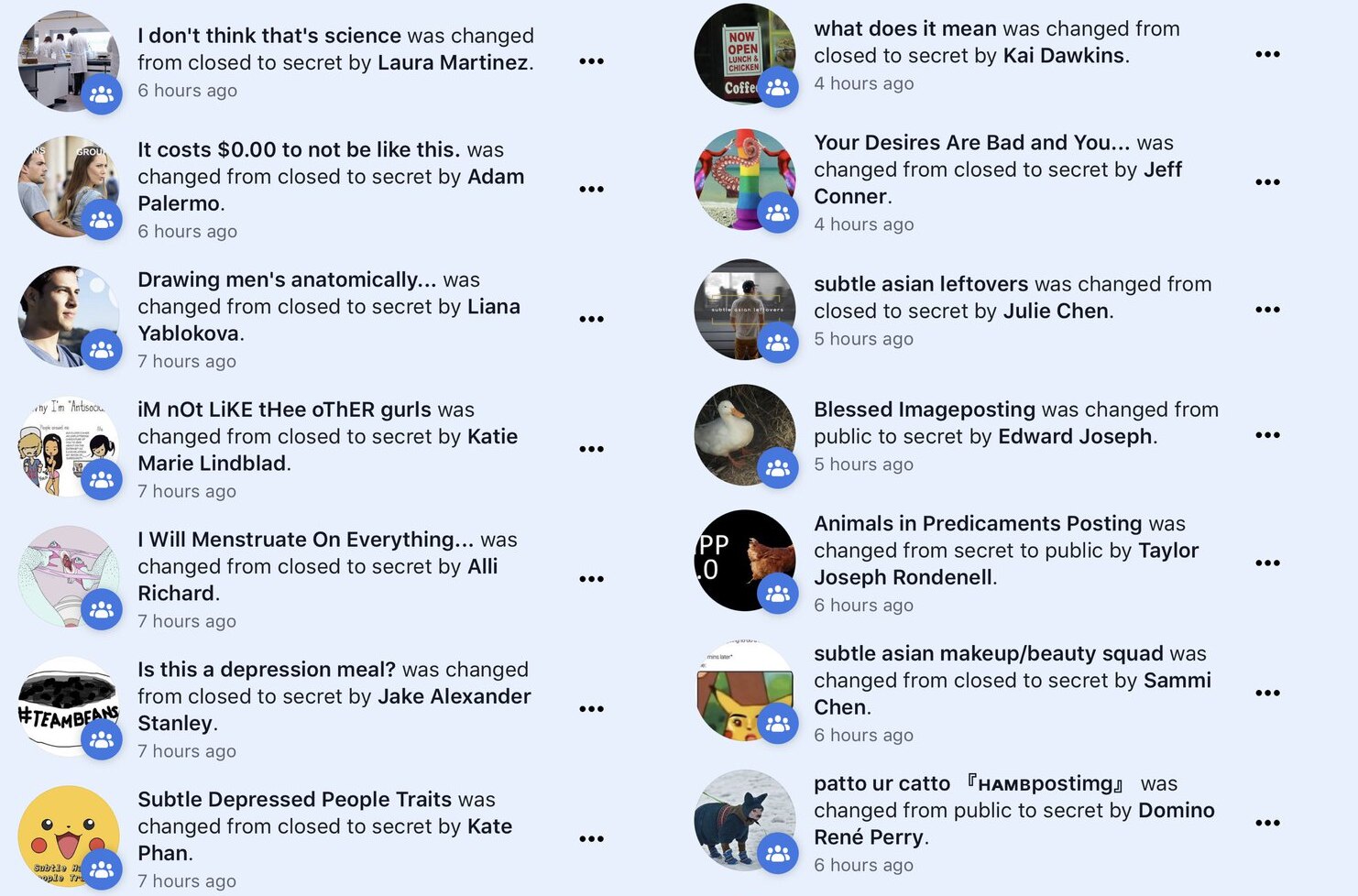 Here's why so many of your Facebook groups just went secret - triple j