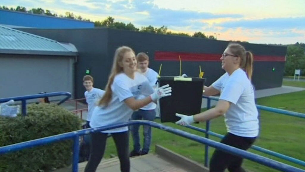 Brexit ballot boxes are carried into counting station by human chain ...