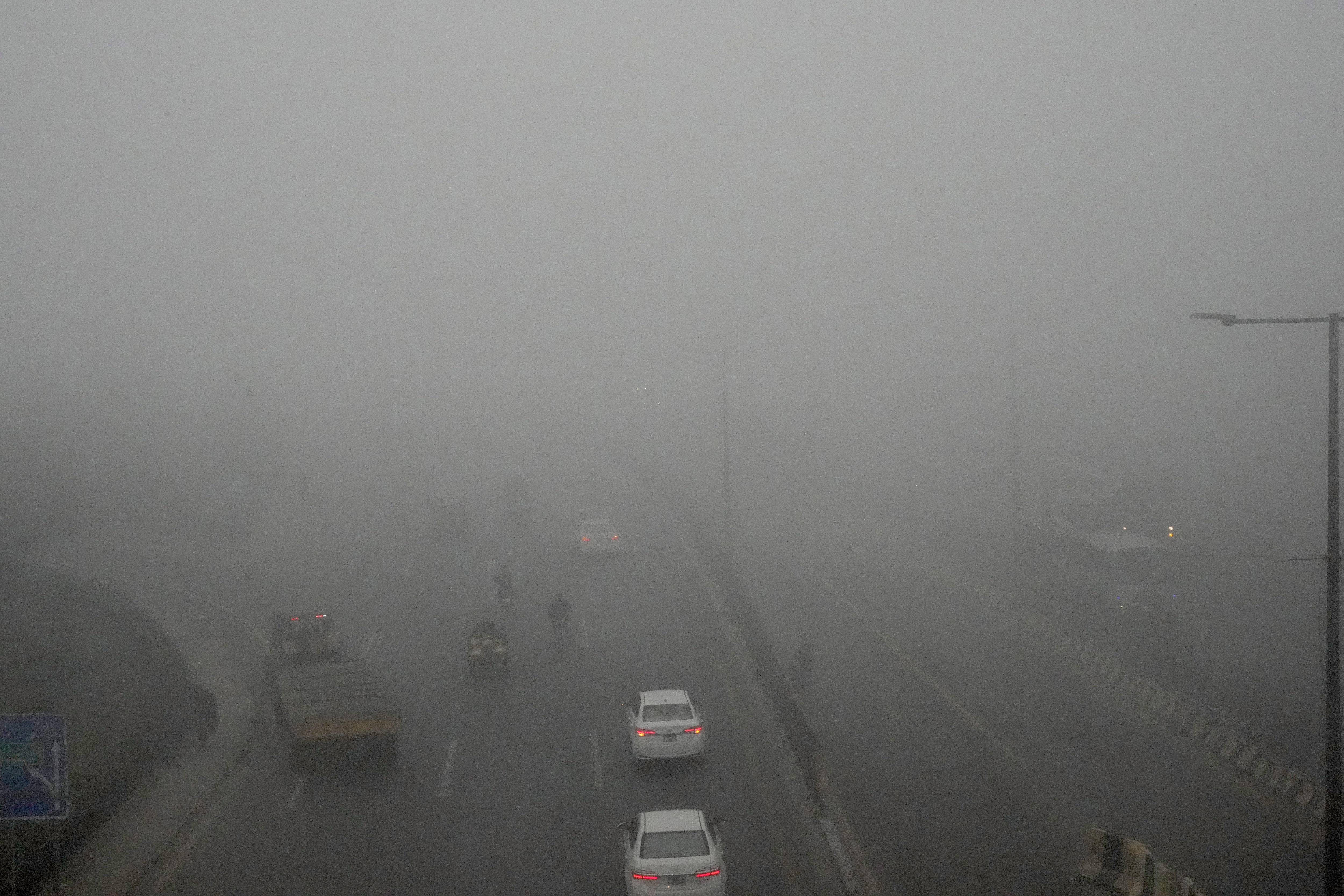 South Asian cities choked by hazardous air quality, impacting millions ...