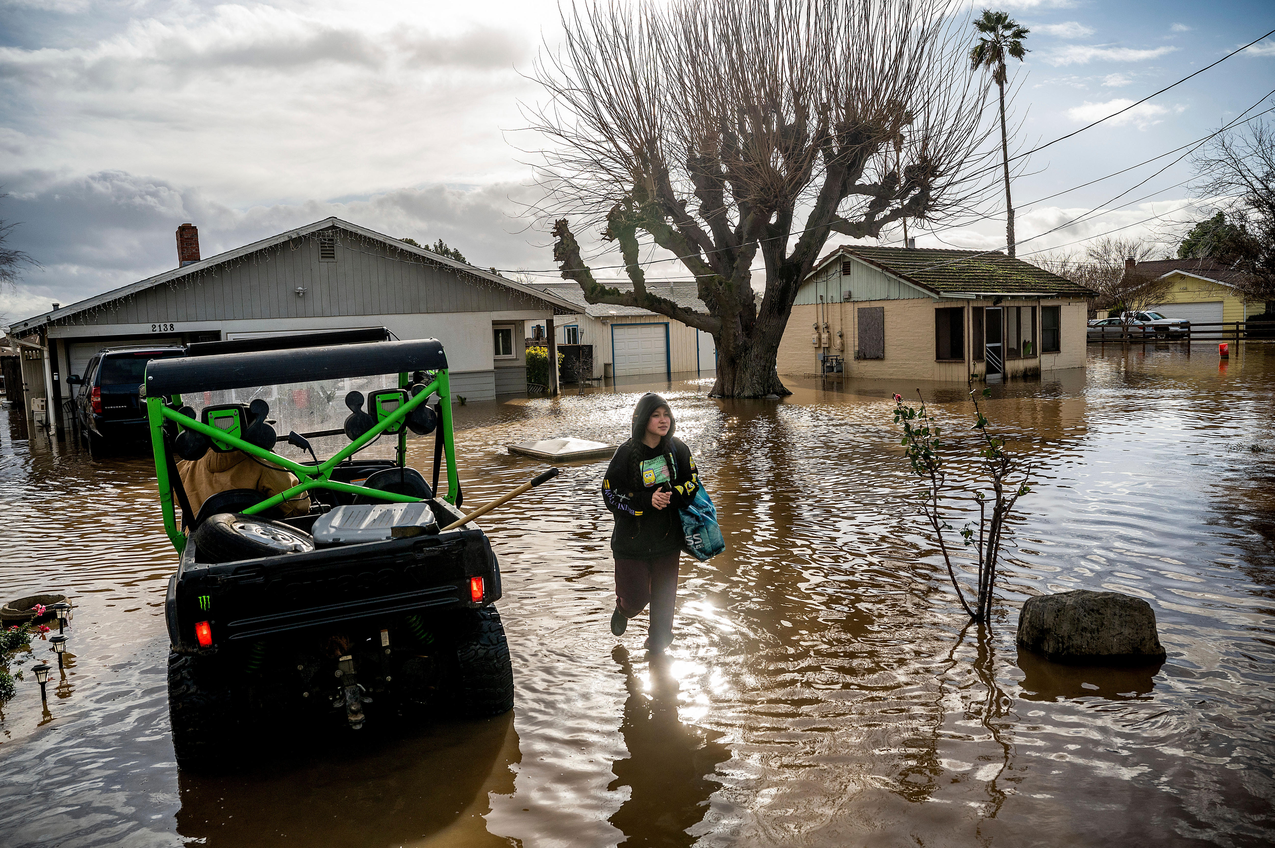 California struck by massive floods causing sinkholes and widespread ...