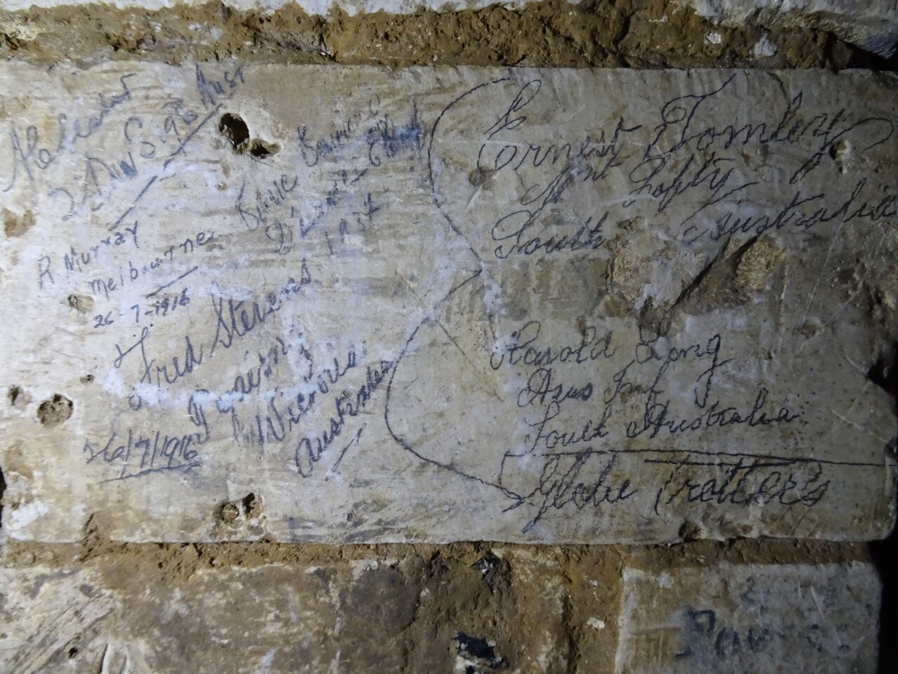 Diggers' French cave graffiti inspires Anzac song - ABC listen