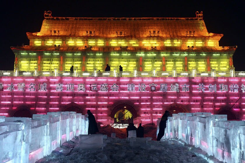 Ice festival bringing in the money for China's coldest city - ABC News