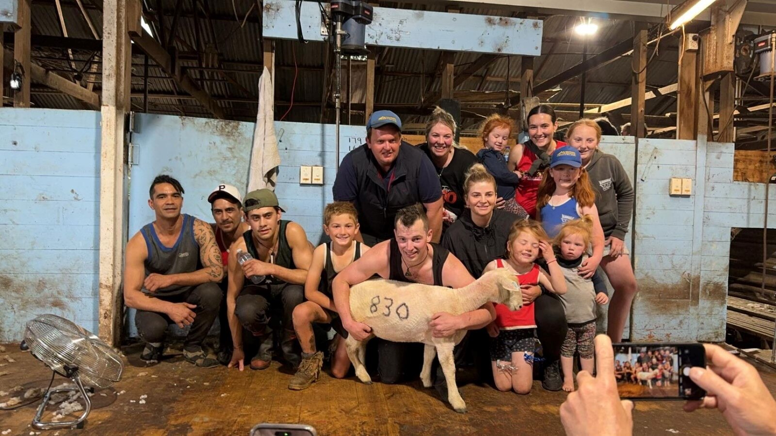 Shearer Luke Hillis comes close to breaking record for Movember ...