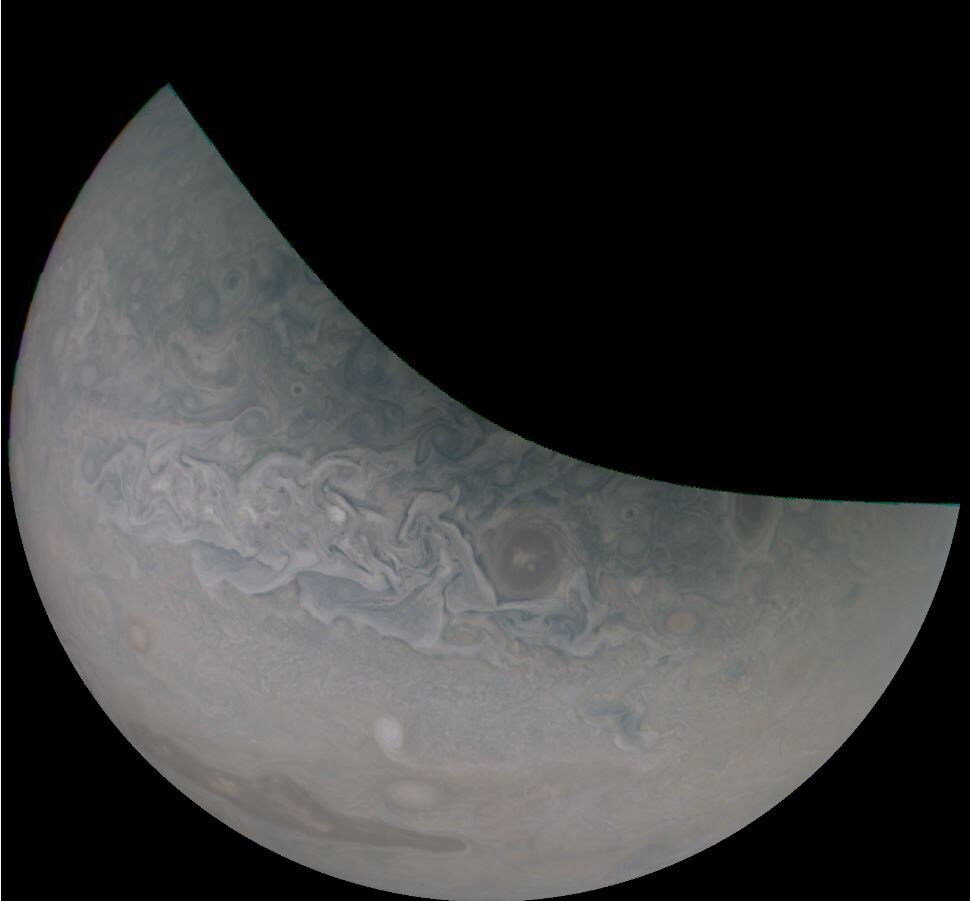 Jupiter's 'dramatic atmosphere' creates stunning painting-like effect ...