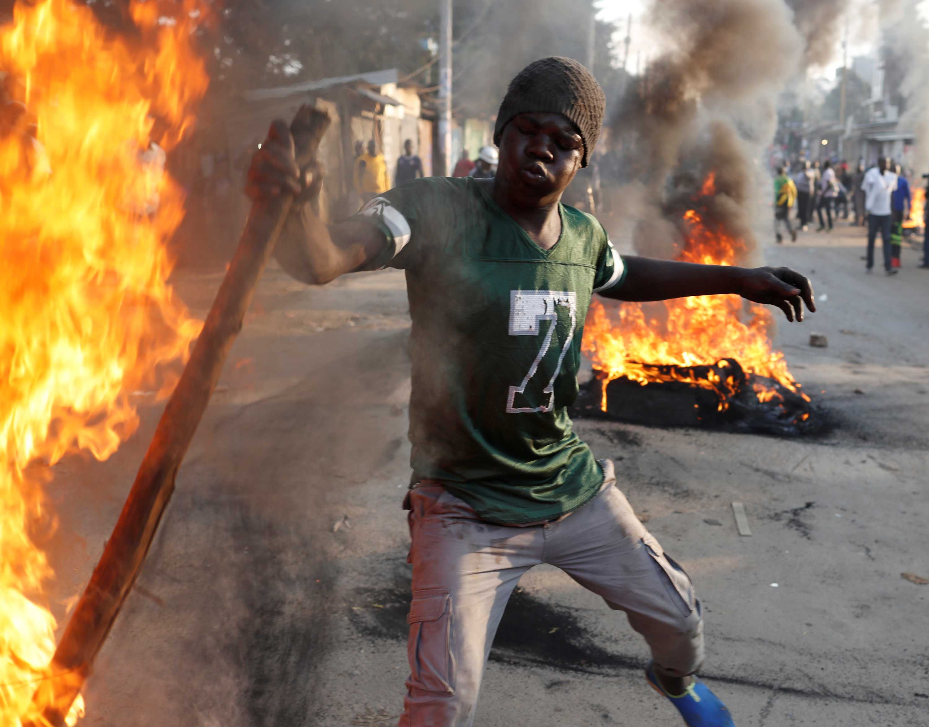 Kenya election: Three dead as protests erupt over allegations poll ...