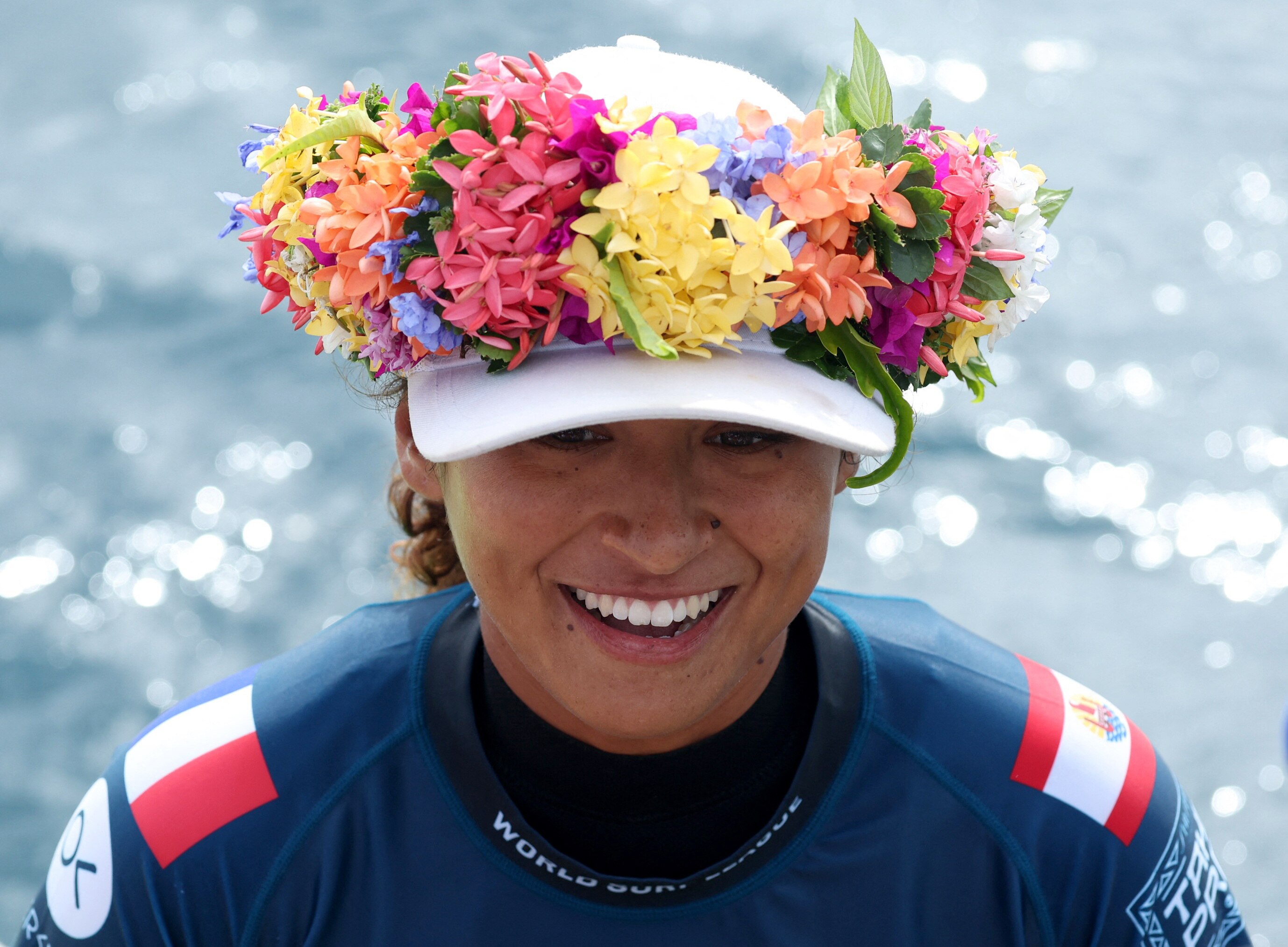 Tahitian Vahiné Fierro makes history with Tahiti Pro win - ABC Pacific