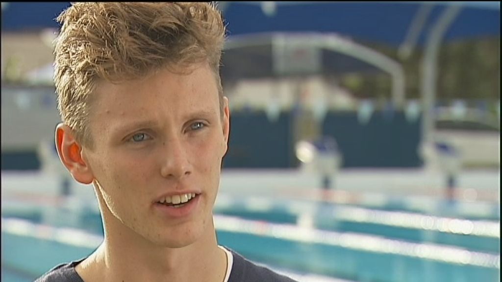 Hackett's former coach welcomes new swimming talent - ABC News