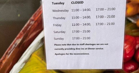 'We had 146 missed calls': local restaurants suffer with limited staff ...