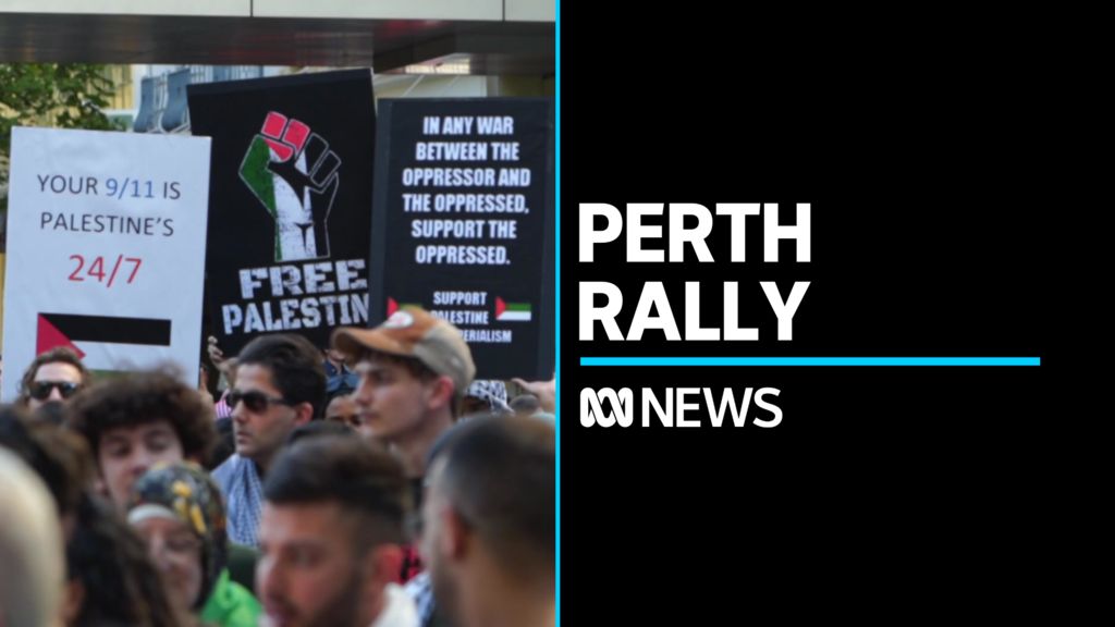 Hundreds gather in Perth's CBD to support victims of Israel-Gaza war ...