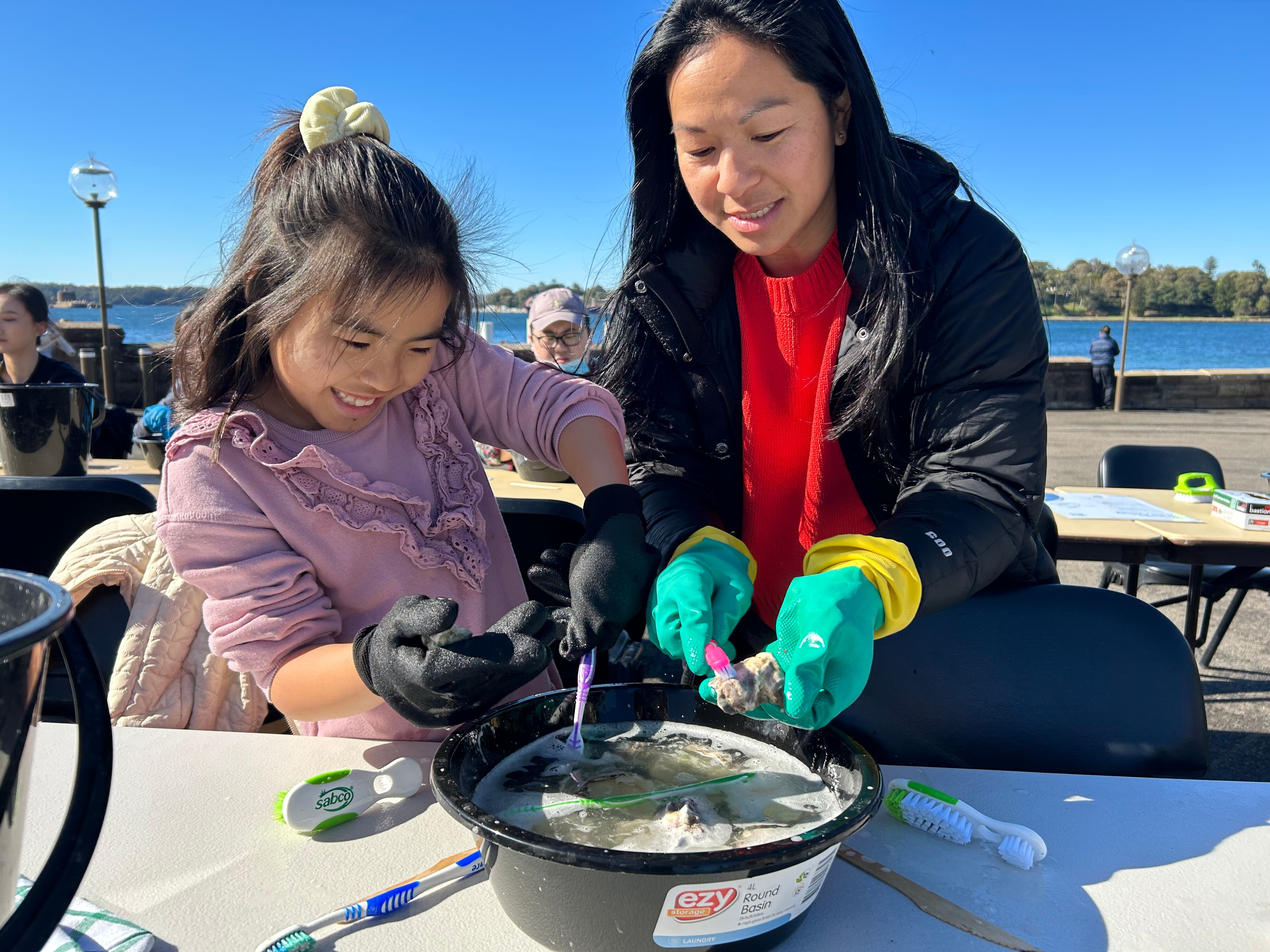 Indigenous artist uses tens of thousands of oyster shells to create ...