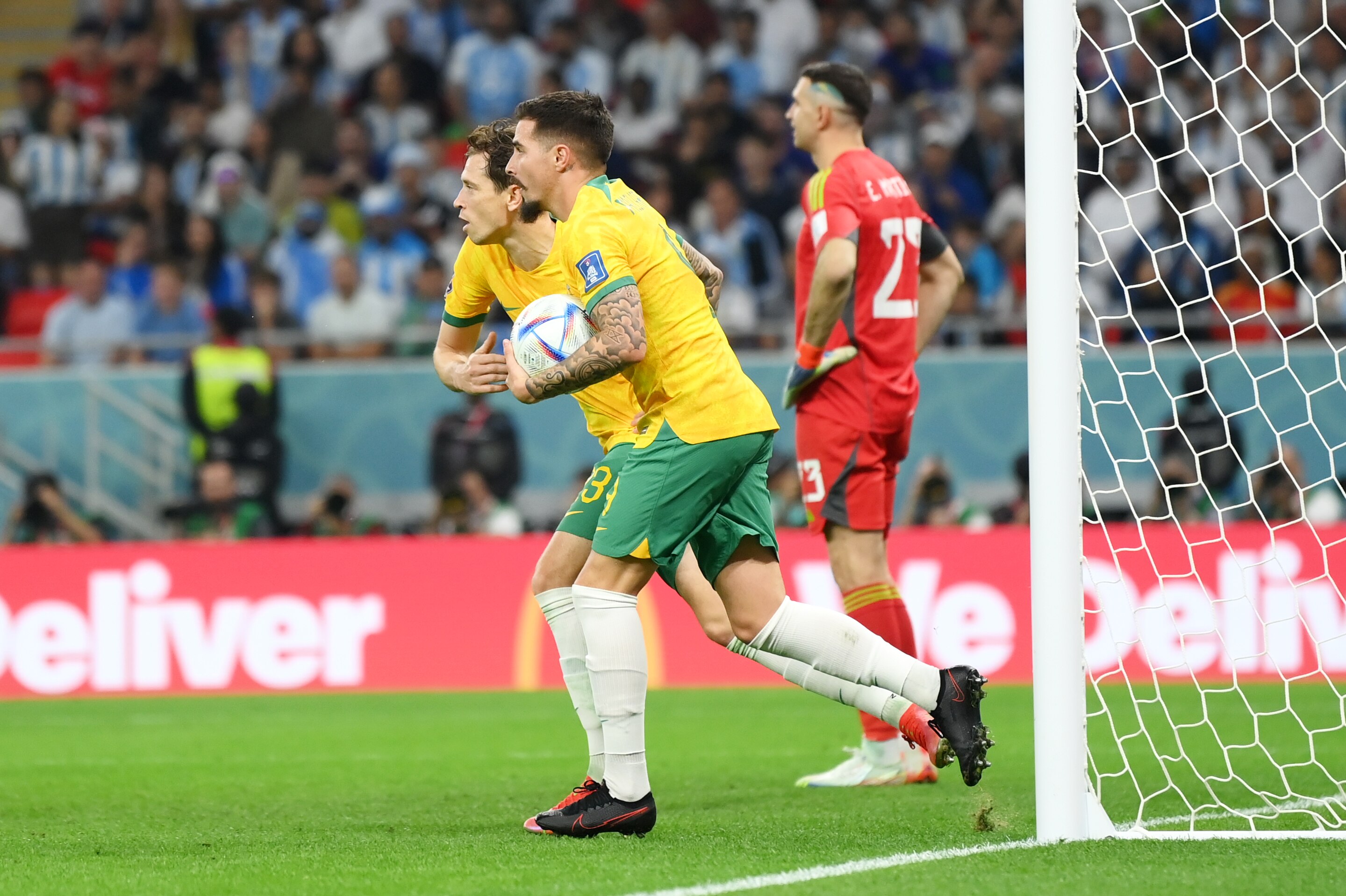 World Cup 2022: Australia puts up fight against Argentina but mistake ...