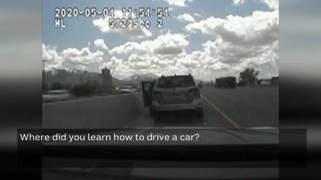 Police officer pulls over 5-year-old on Utah freeway - ABC News