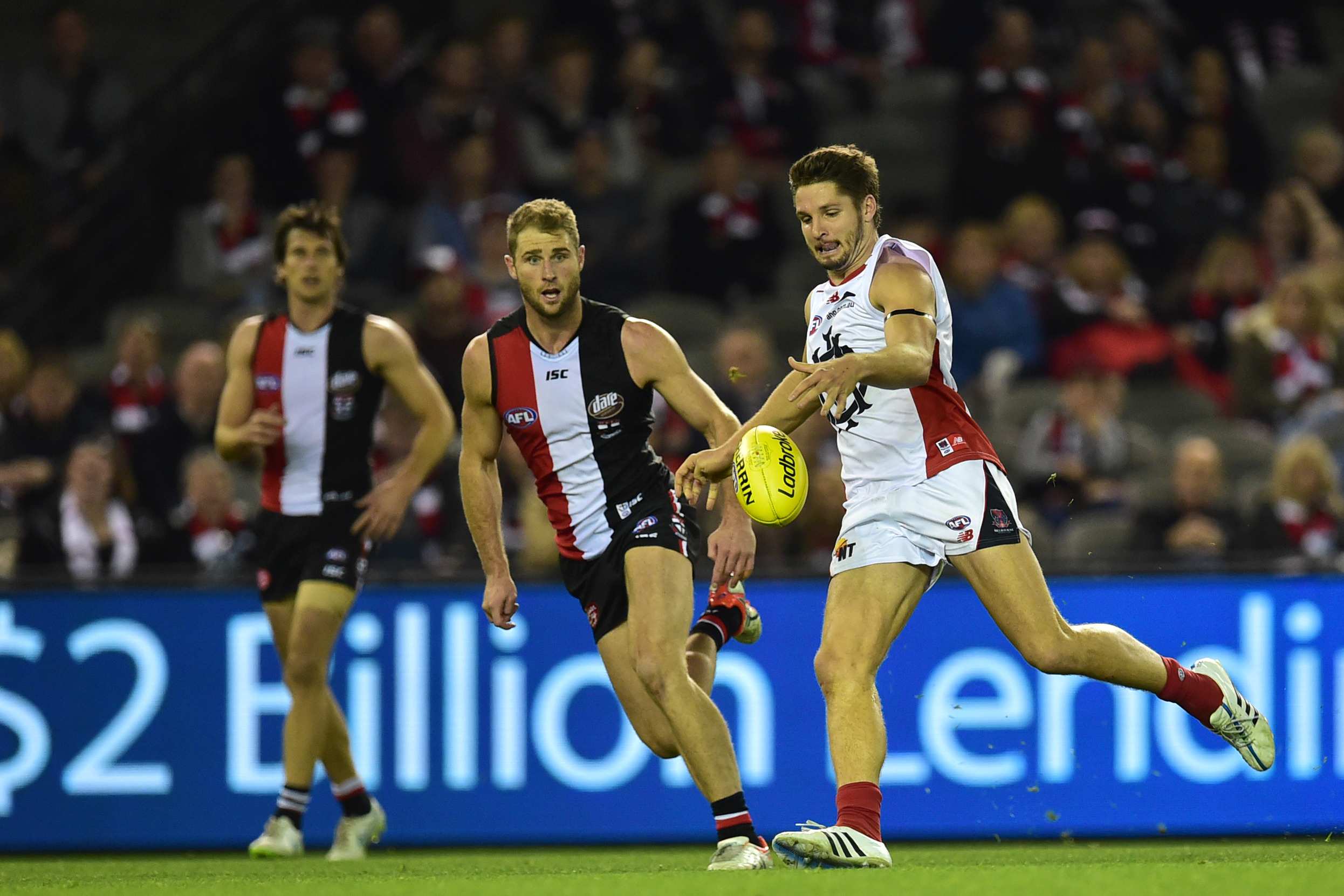 Melbourne forward Jesse Hogan wins the 2015 AFL Rising Star award ...
