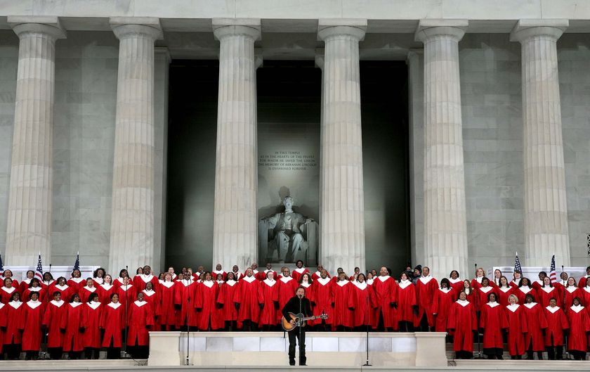 Emotions run high at star-studded inauguration concert - ABC News