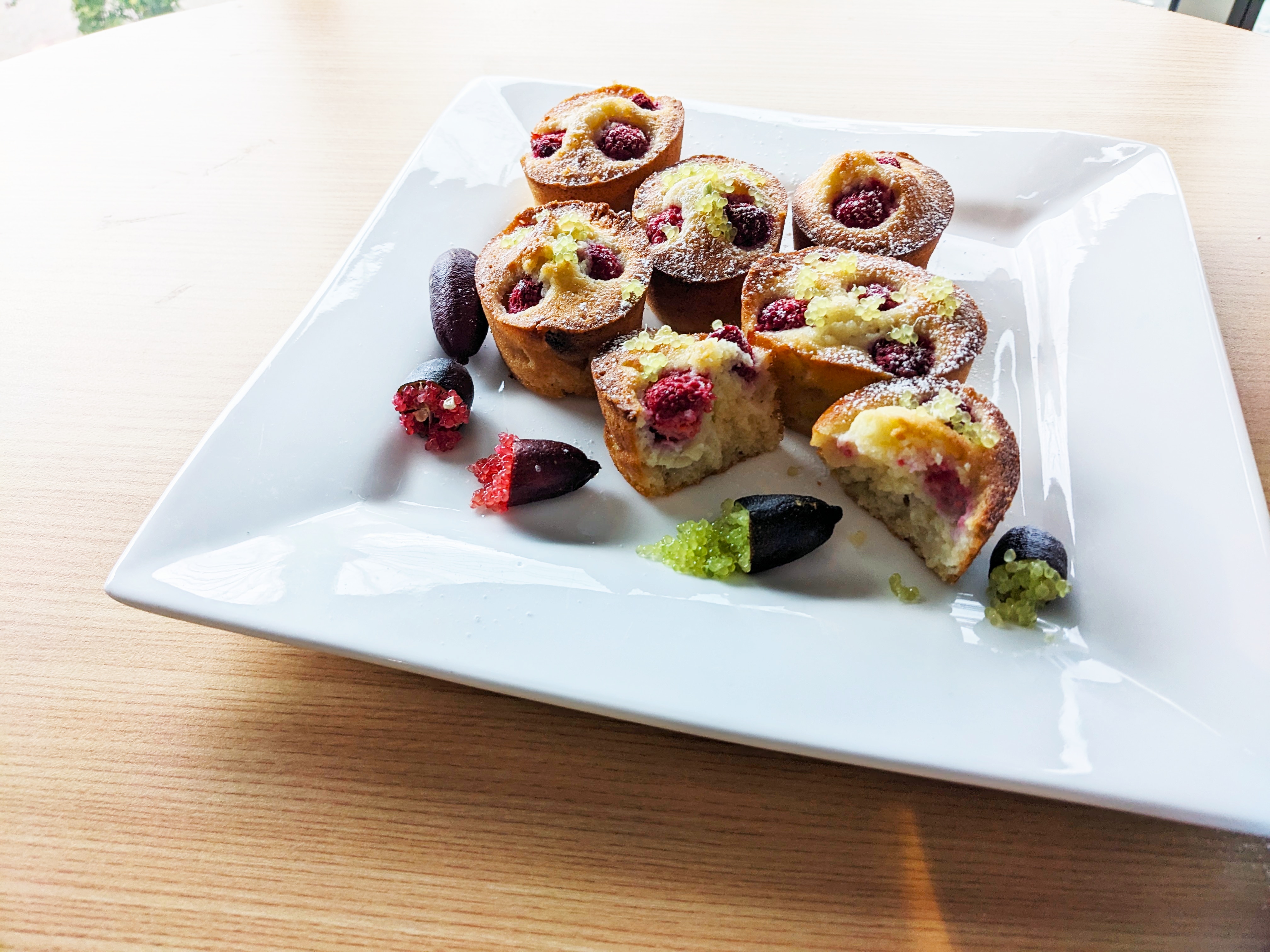 Alison Alexander's pear and raspberry friands - ABC News