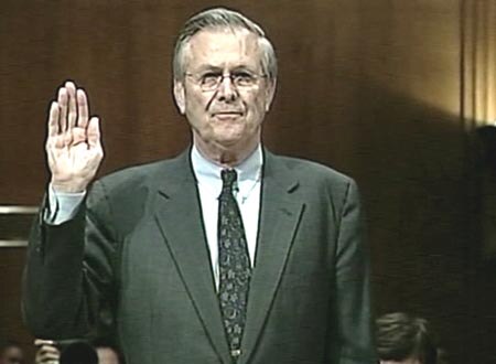 US troops can leave before Iraq peaceful: Rumsfeld - ABC News