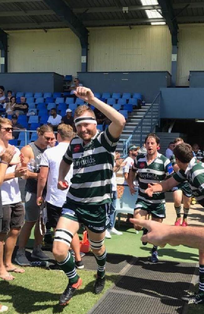 Warringah Rats playing for fallen clubmate Lachlan Ward in Shute Shield ...