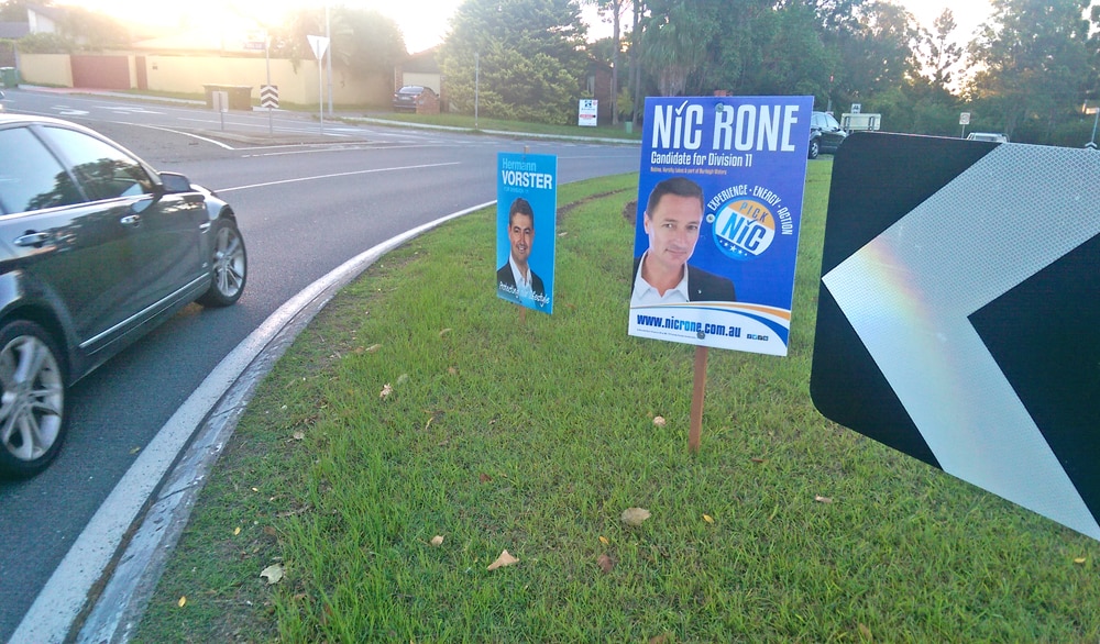 Candidates flout advertising rules as Gold Coast local election begins ...