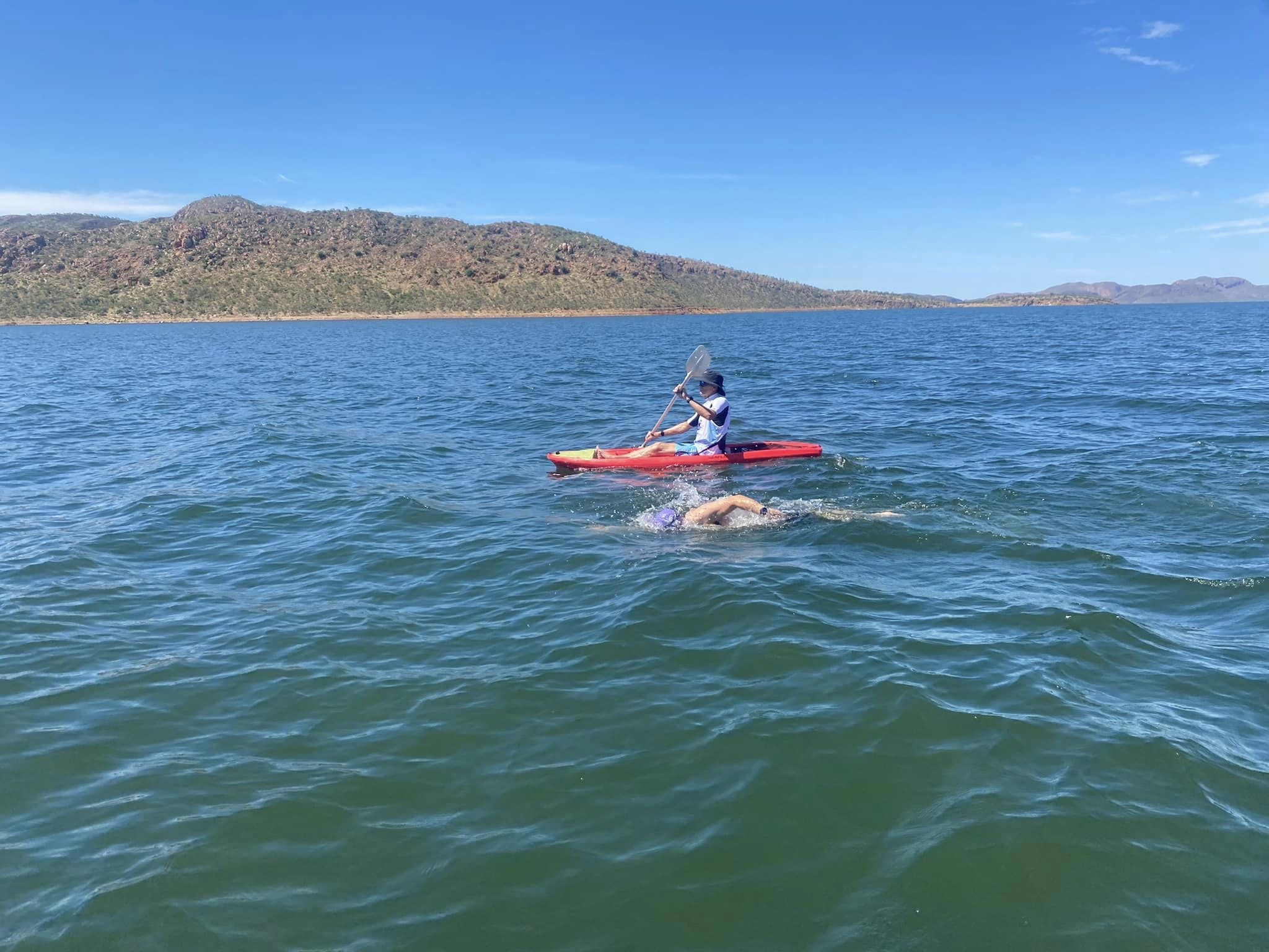 All aboard for record breaking Lake Argyle swim - ABC listen