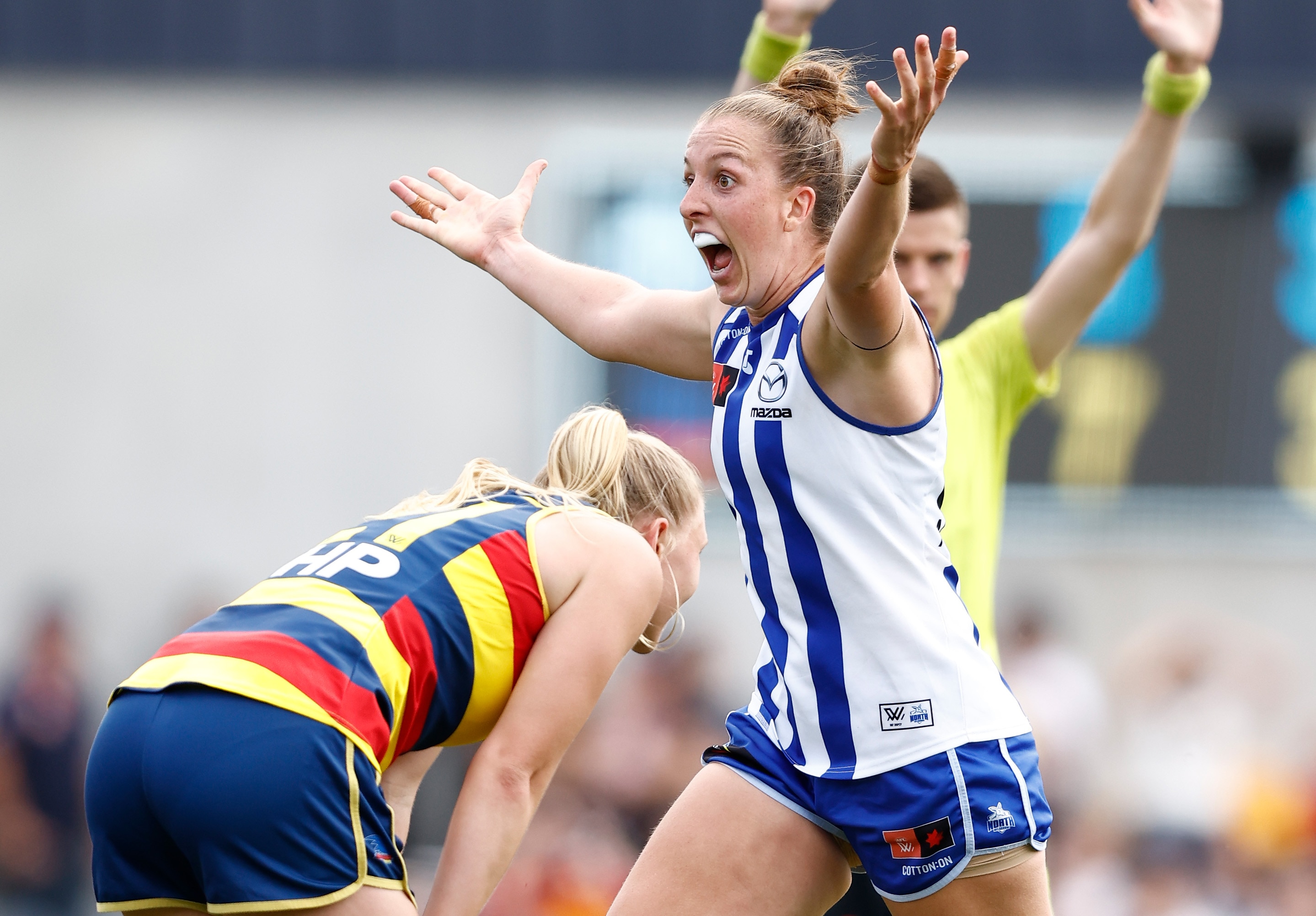 North Melbourne to host AFLW grand final after beating Adelaide by one ...